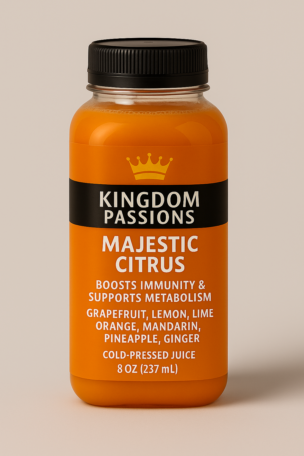 Majestic Citrus – Cold-Pressed Juice (8 oz) – Kingdom Passions Juice ...